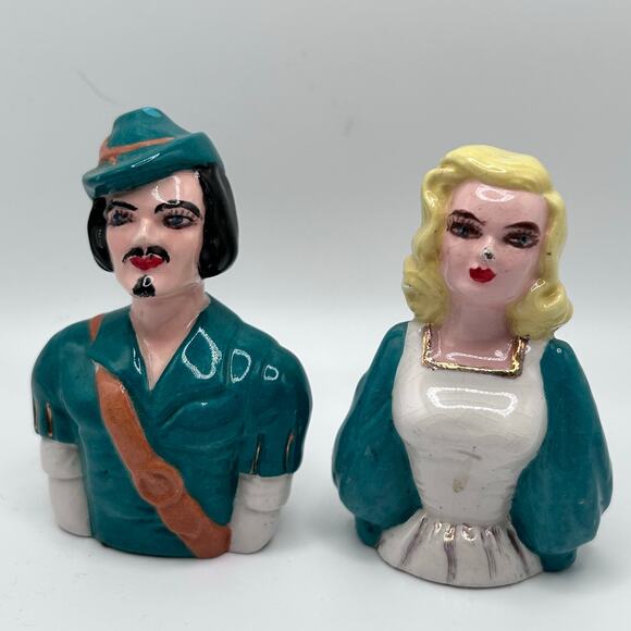 Unbranded | Kitchen | Vintage Robin Hood And Maid Marian Ceramic Salt ...